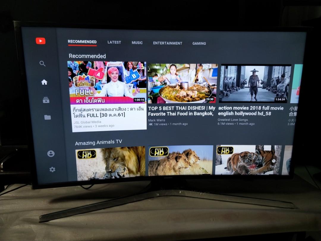 Samsung 40 Inch 4K Ultra HD Curved Smart Led Tv, TV & Home Appliances ...