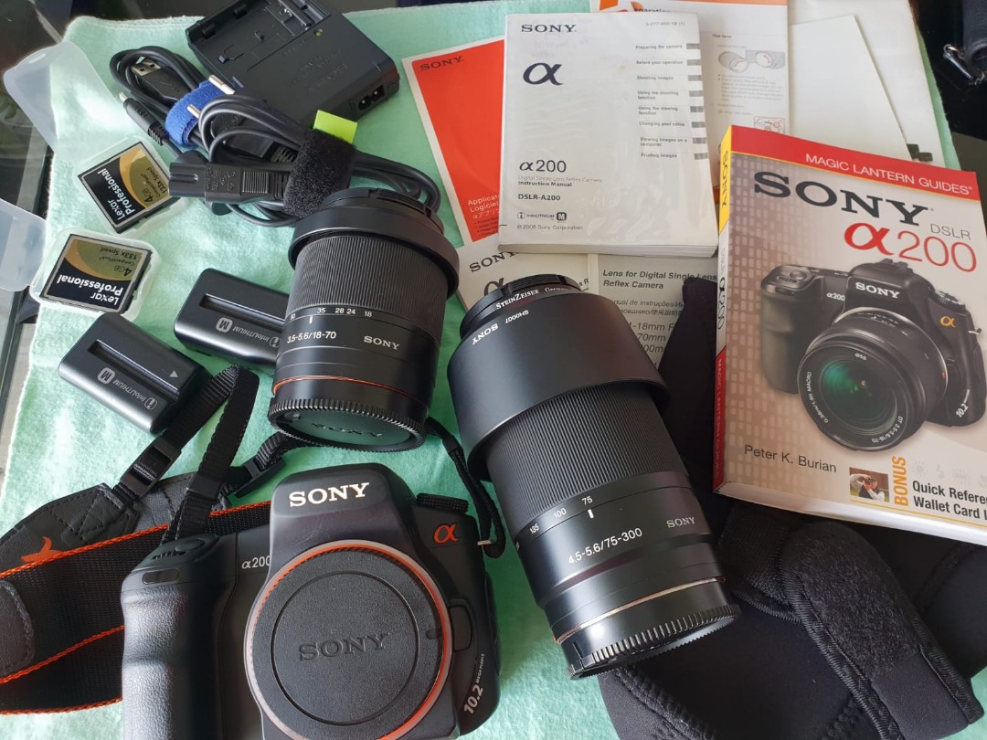 Sony Alpha 200, Photography, Cameras on Carousell