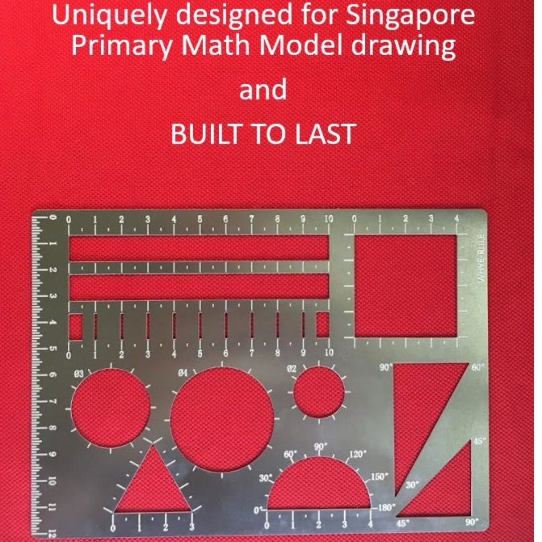 Stationery / Ruler - BNIB Metal Model ruler for Singapore Primary ...