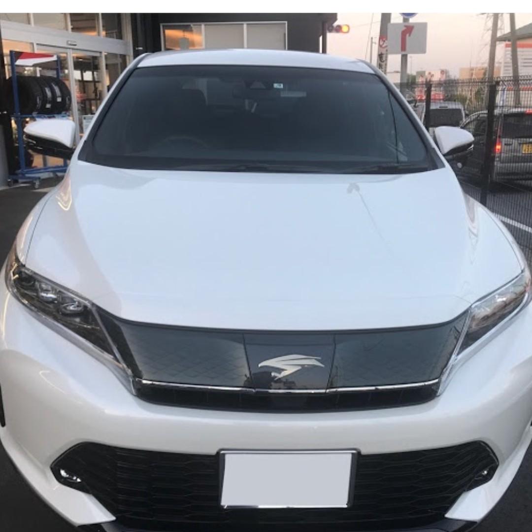 Toyota Harrier 60 Turbo Coloured Bonnet Garnish ★, Car Accessories ...