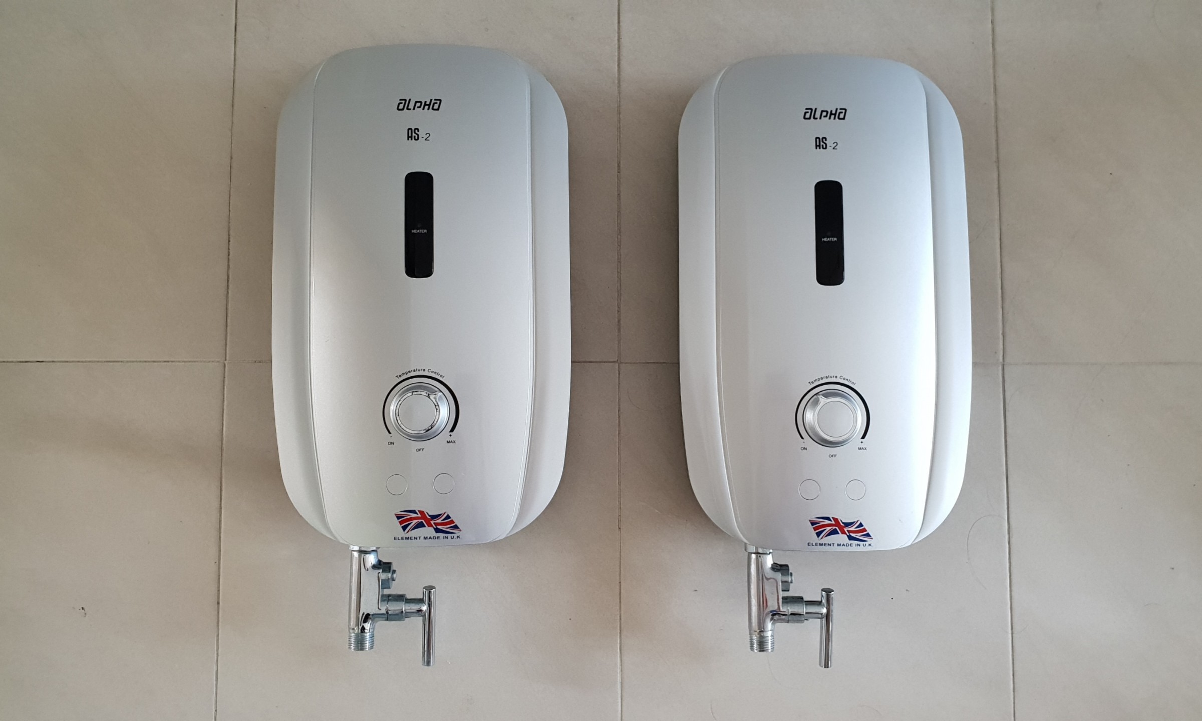 Alpha AS-2 shower water heater element made in uk, TV & Home Appliances ...