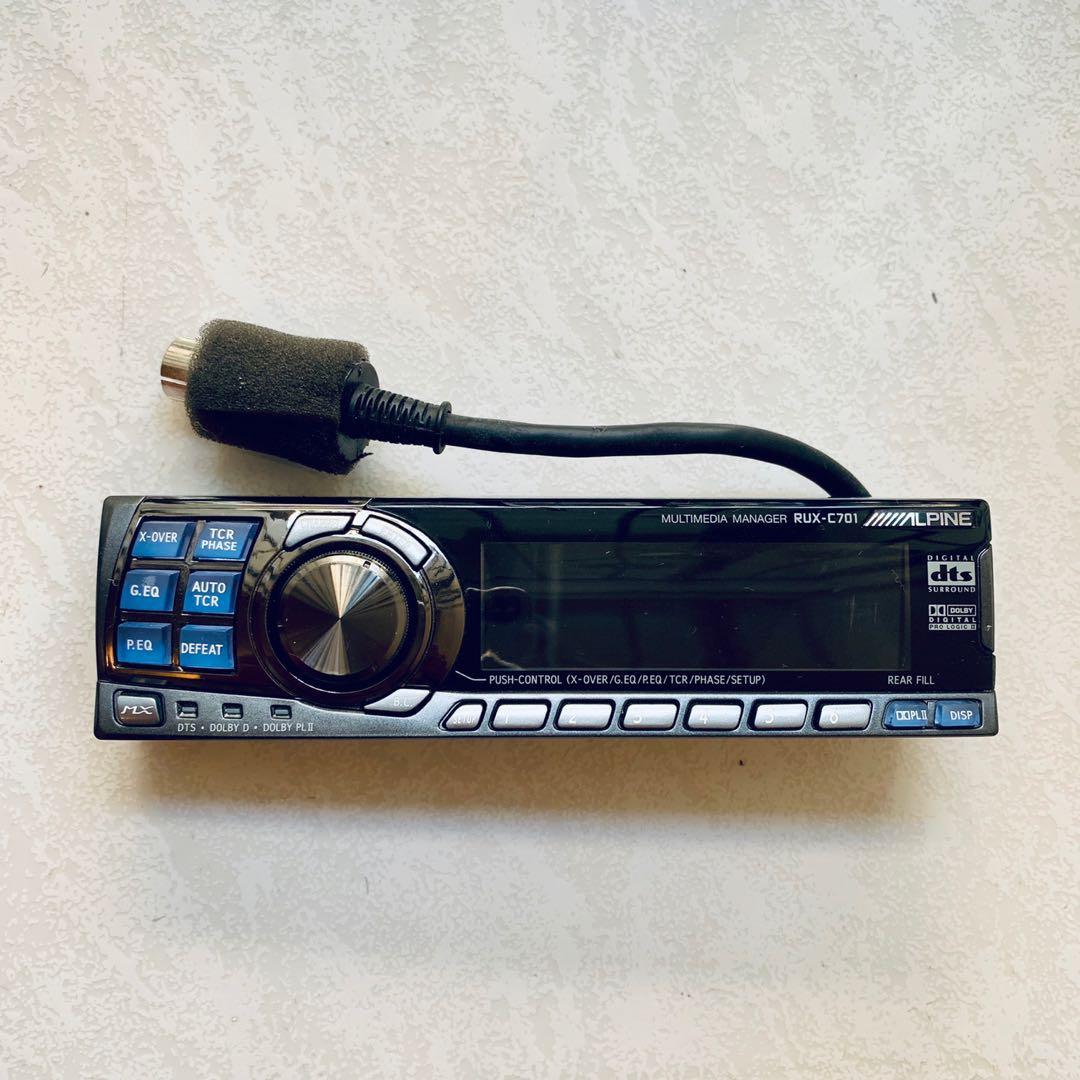 Alpine RUX-C701 digital sound processor, Car Accessories, Electronics ...
