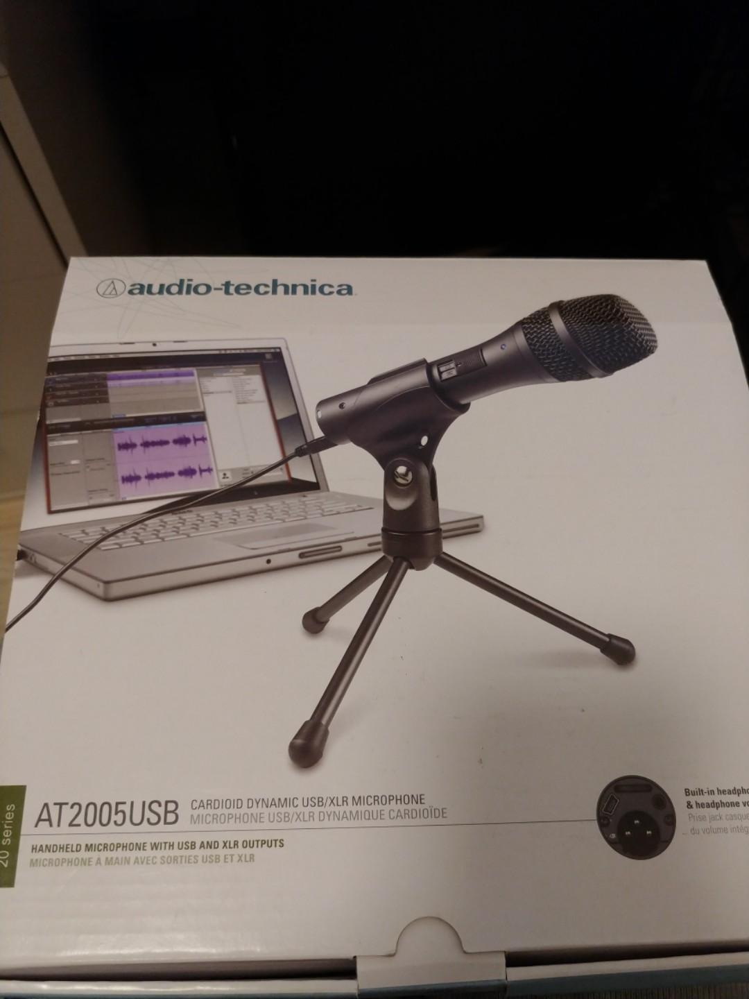 Audio-technica AT2005 USB Microphone, Audio, Headphones & Headsets on ...