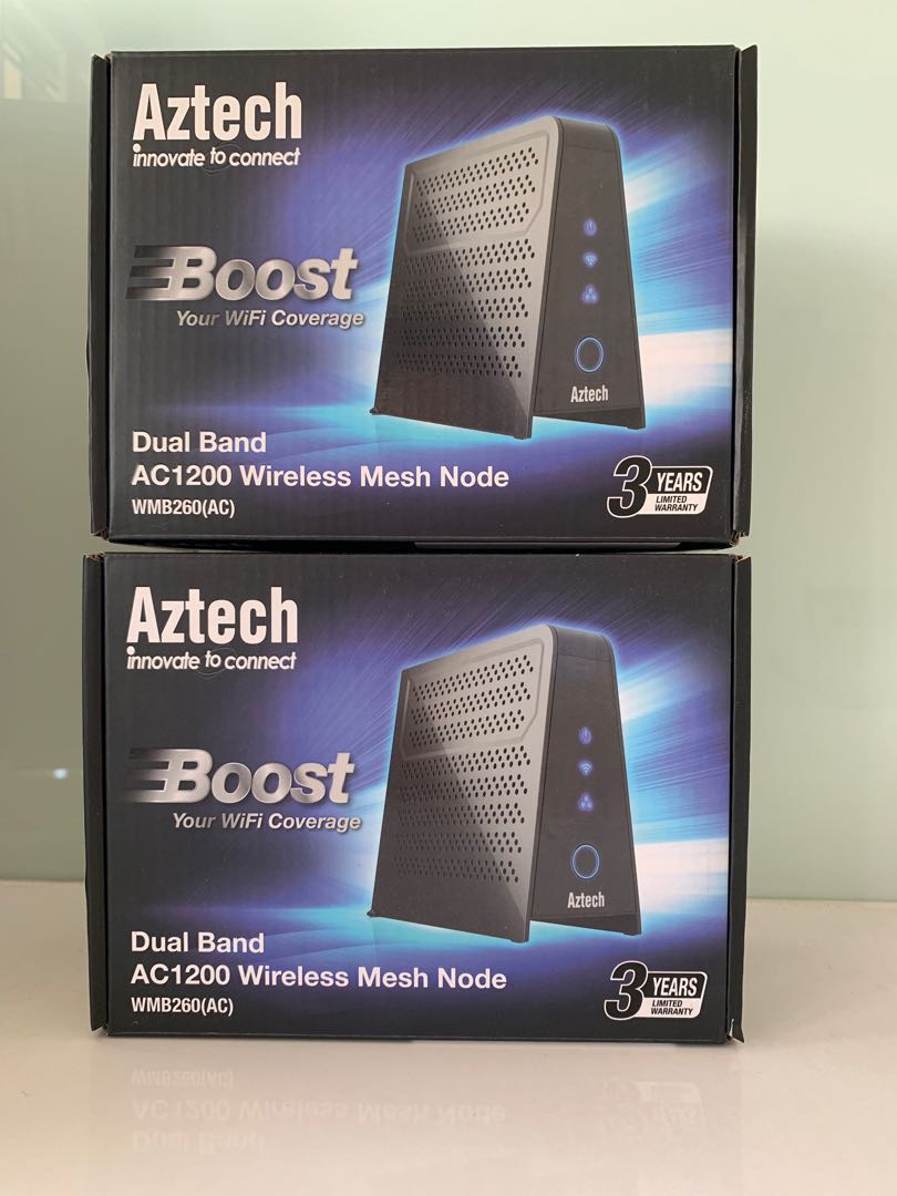 Aztech Bual Band AC1200 Wireless Mesh Mode, Computers & Tech, Parts ...