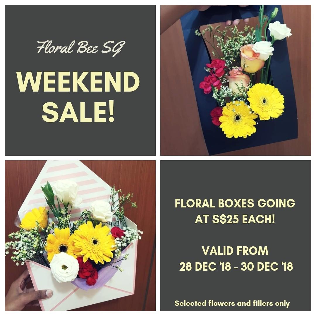 Flower bouquet promotion, Hobbies & Toys, Stationery & Craft, Flowers ...