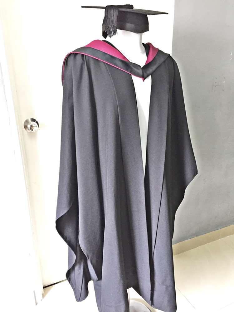 Graduation Gown (Rental), Luxury, Apparel on Carousell