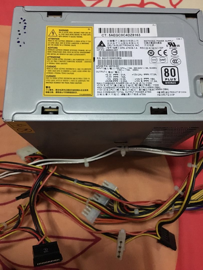 HP Z400 Power Supply, Computers & Tech, Parts & Accessories, Computer ...