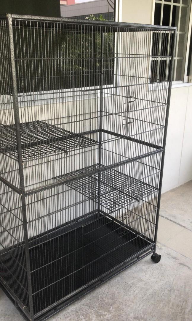 Large 3 tier cage, Pet Supplies, Homes & Other Pet Accessories on Carousell