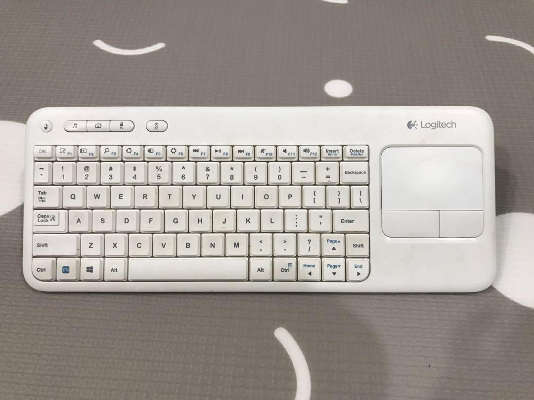 Logitech Wireless Keyboard K400r Computers And Tech Parts And Accessories Computer Keyboard On