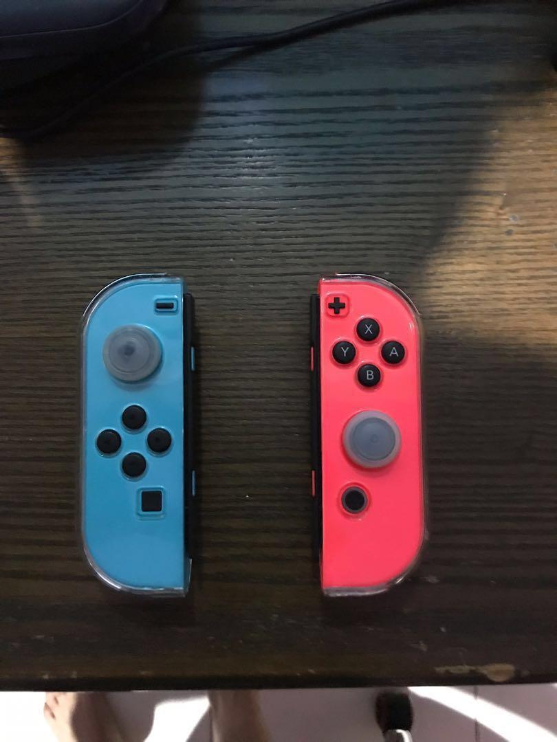 Nintendo switch blue and neon red, Toys & Games, Video Gaming, Gaming ...