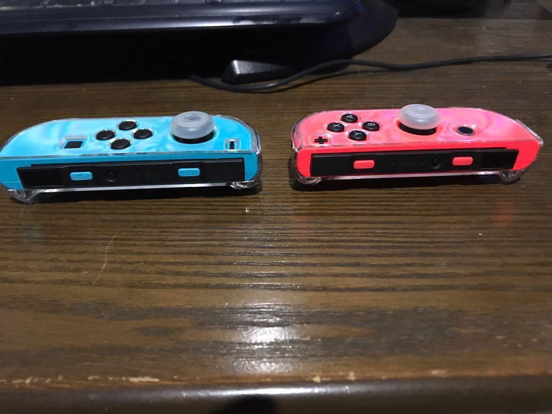 Nintendo switch blue and neon red, Toys & Games, Video Gaming, Gaming ...