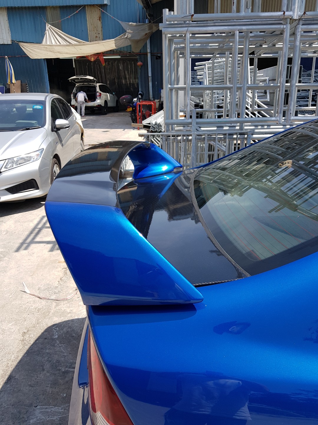 Original 3 piece FD2R spoiler, Car Accessories, Accessories on Carousell