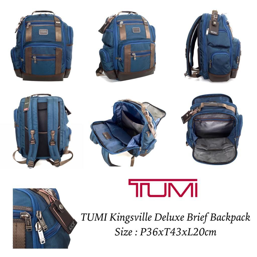 ***READY*** Name : TUMI Kingsville Deluxe Brief Backpack Size ...