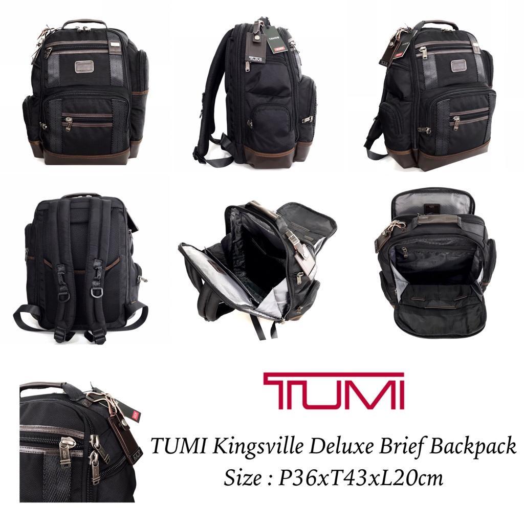 ***READY*** Name : TUMI Kingsville Deluxe Brief Backpack Size ...