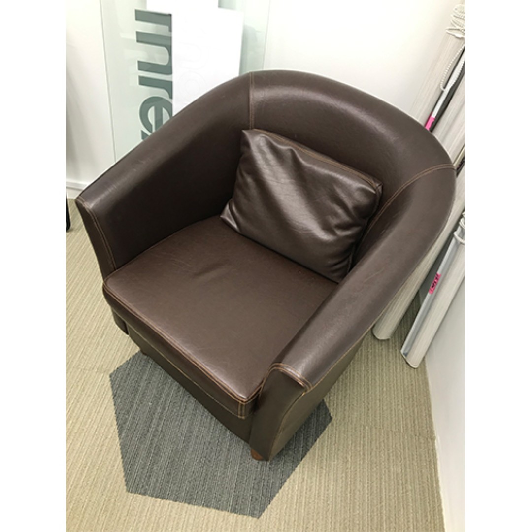 Single-seater sofa / lounge chair with arm rest, Furniture & Home ...