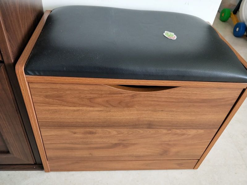 Small shoe rack with seat for free, Furniture & Home Living, Furniture ...