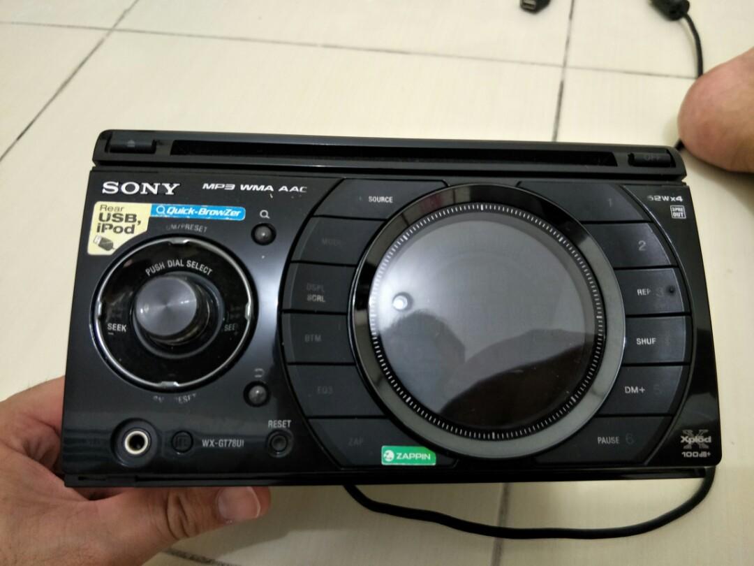 Sony car audio WX-78ui, Auto Accessories on Carousell