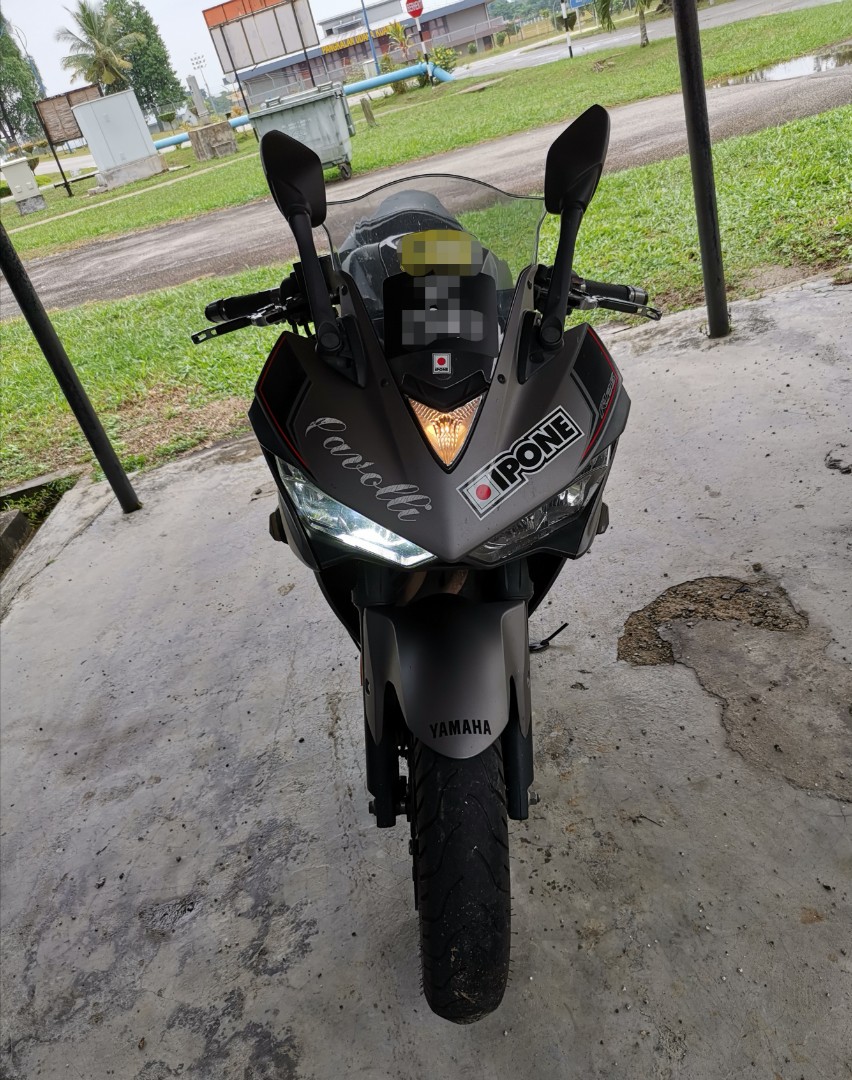 Yamaha R25 Grey Matte, Motorbikes on Carousell