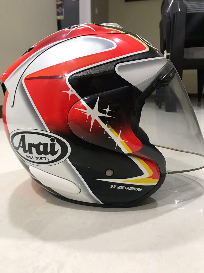 Arai Ram 3 Aoyama, Motorcycles, Motorcycle Apparel on Carousell