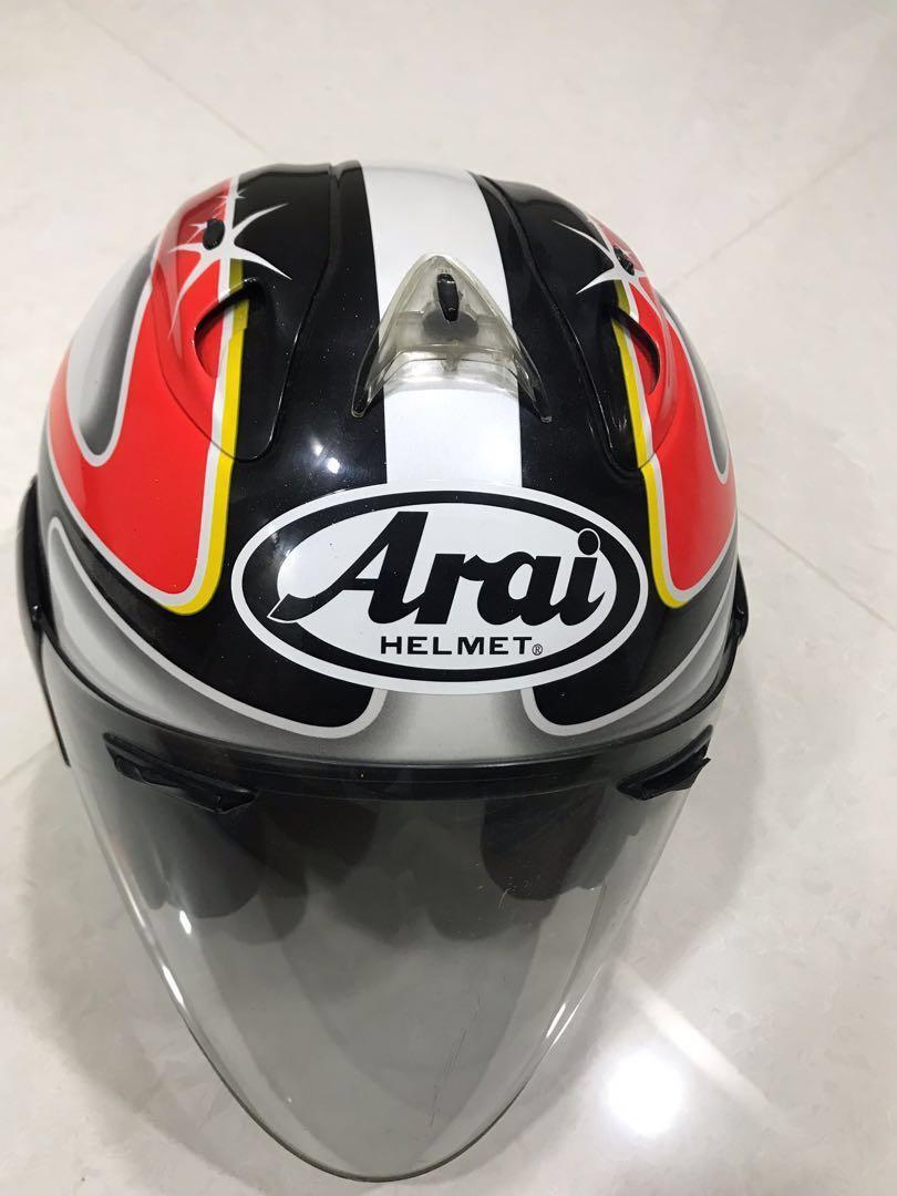 Arai Ram 3 Aoyama, Motorcycles, Motorcycle Apparel on Carousell