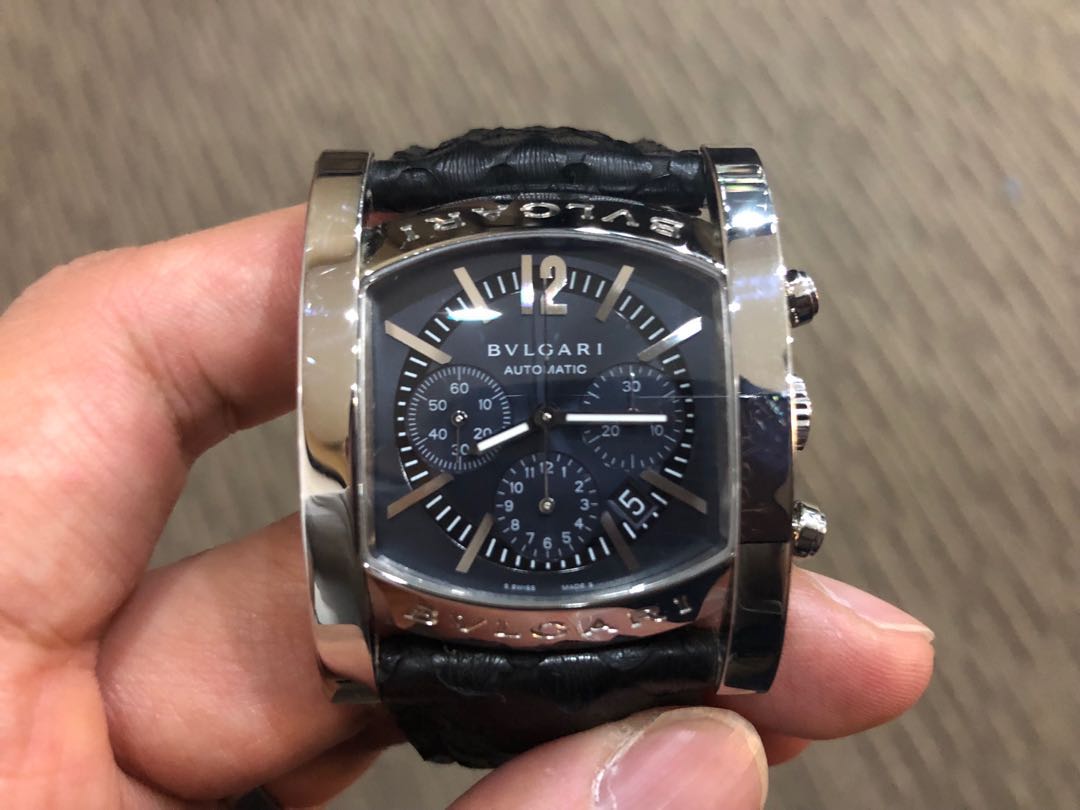 Complete Set Bvlgari / Bulgari Assioma Chronograph, Luxury, Watches on ...