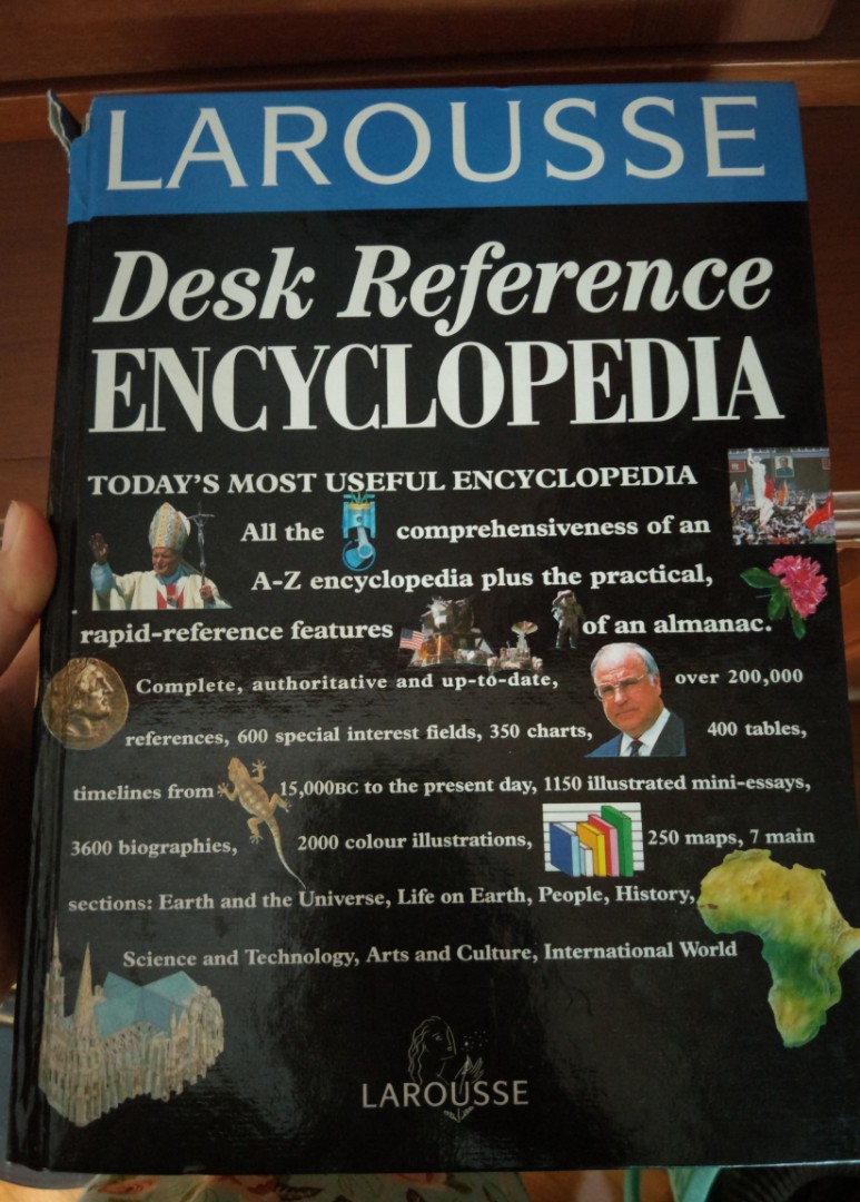 Desk Reference Encyclopedia Larousse 1995, Hobbies & Toys, Books ...