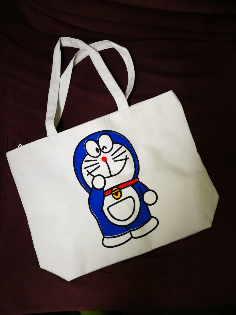 Doraemon tote bag, Women's Fashion, Bags & Wallets, Tote Bags on Carousell
