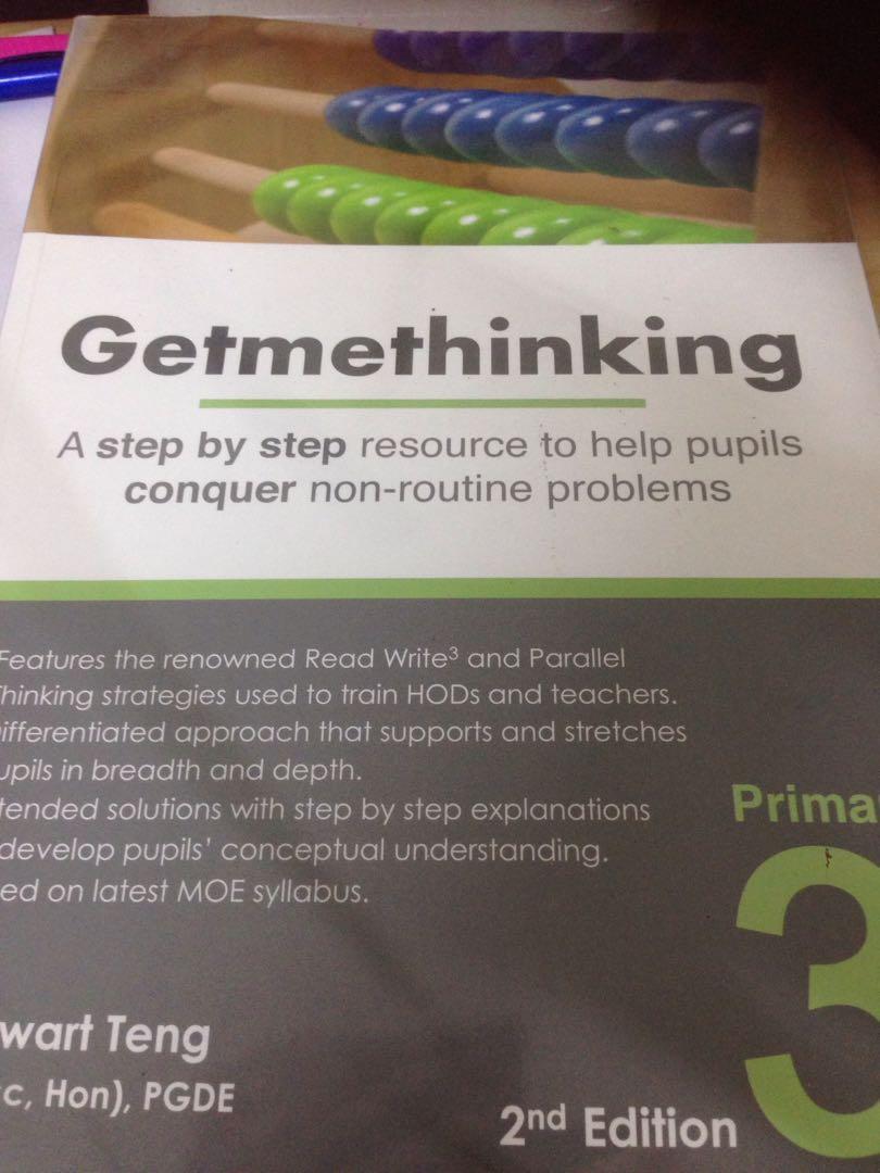 Getmethinking P3 math | stewart teng | visible math, Hobbies & Toys ...