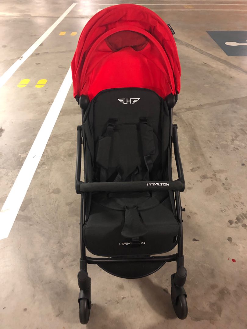 Hamilton stroller red - almost new, Babies & Kids, Going Out, Strollers ...