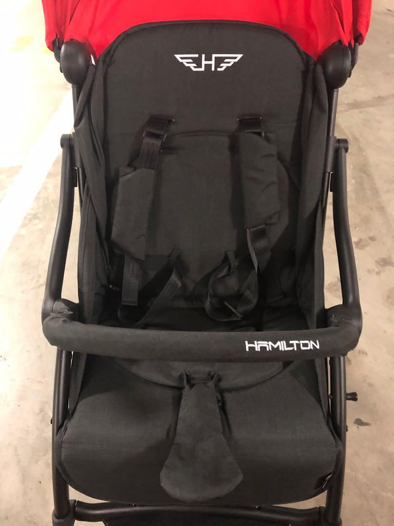Hamilton stroller red - almost new, Babies & Kids, Going Out, Strollers ...