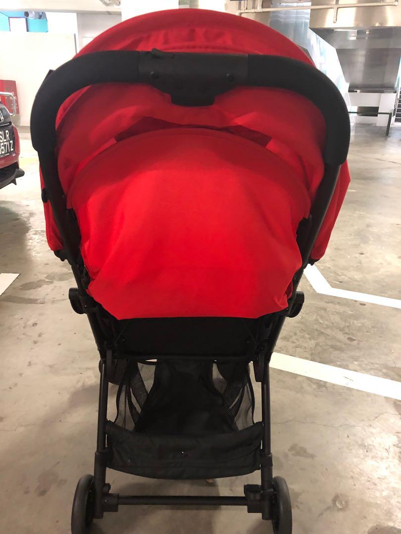 Hamilton stroller red - almost new, Babies & Kids, Going Out, Strollers ...