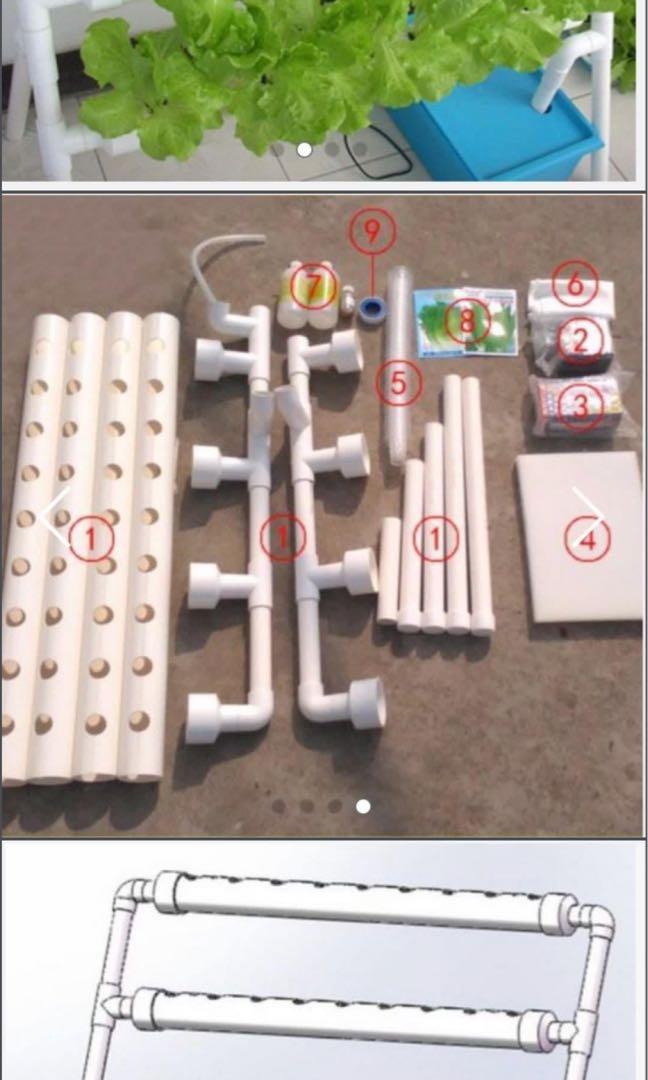 Hydroponics ladder system pvc pipe DIY indoor outdoor, Gardening ...
