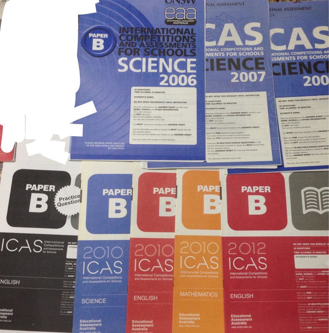 ICAS UNSW PAPER B for P3, Hobbies & Toys, Books & Magazines, Assessment ...