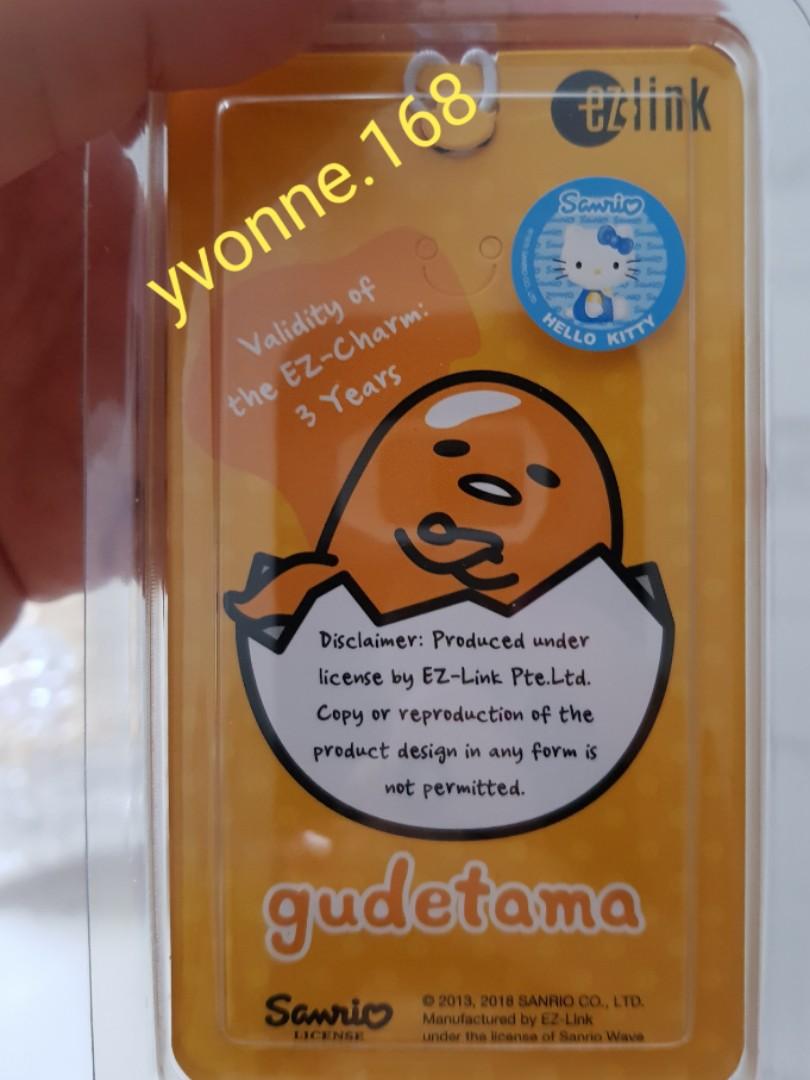 (INSTOCK) Sanrio - Gudetama EZ-Charm, Everything Else on Carousell