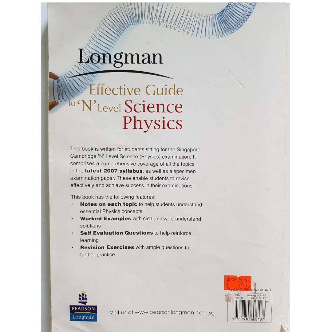 Longman effective guide to N level Science physics guidebook, Hobbies ...