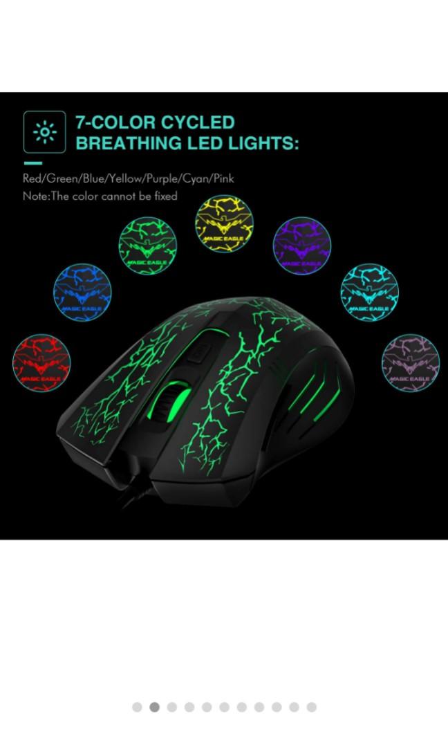 Magic Eagle Gaming Mouse HV-MS672, Computers & Tech, Parts ...