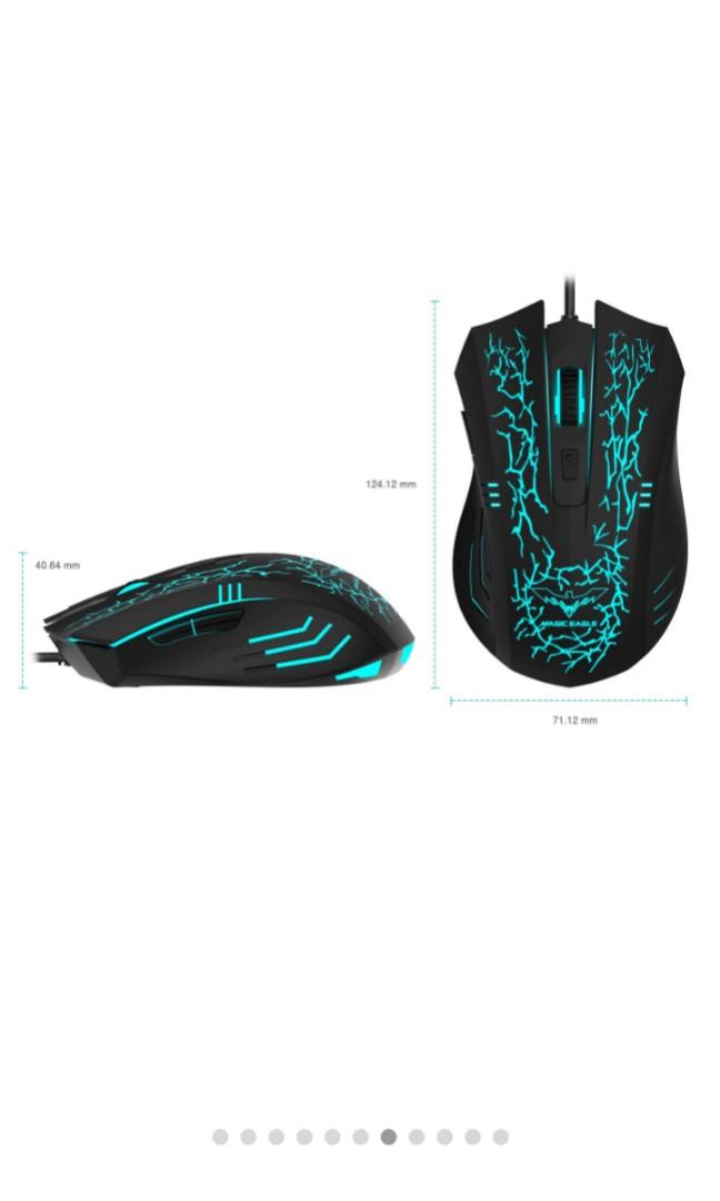 Magic Eagle Gaming Mouse HV-MS672, Computers & Tech, Parts ...