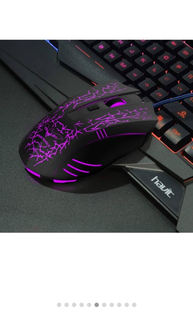 Magic Eagle Gaming Mouse HV-MS672, Computers & Tech, Parts ...