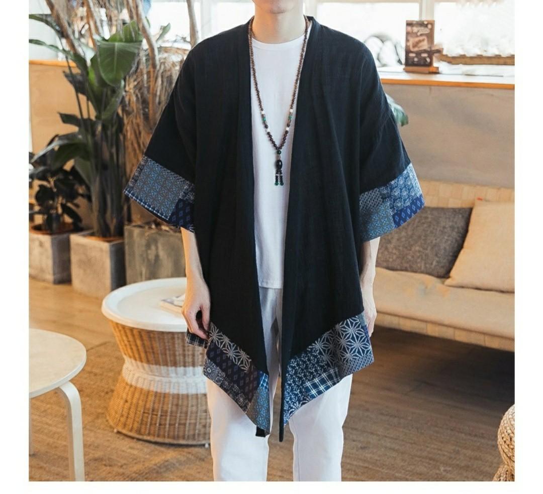 Men japanese style jacket top, Men's Fashion, Coats, Jackets and ...