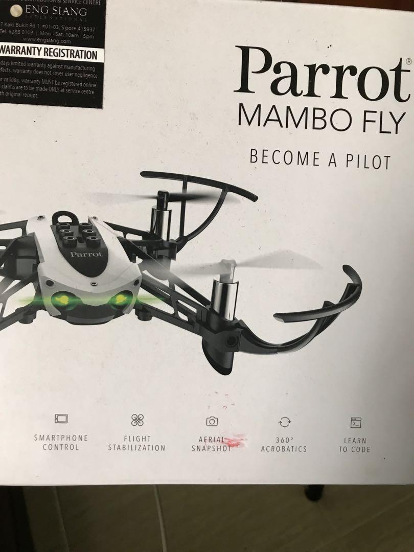 Parrot mambo fly, Photography, Drones on Carousell
