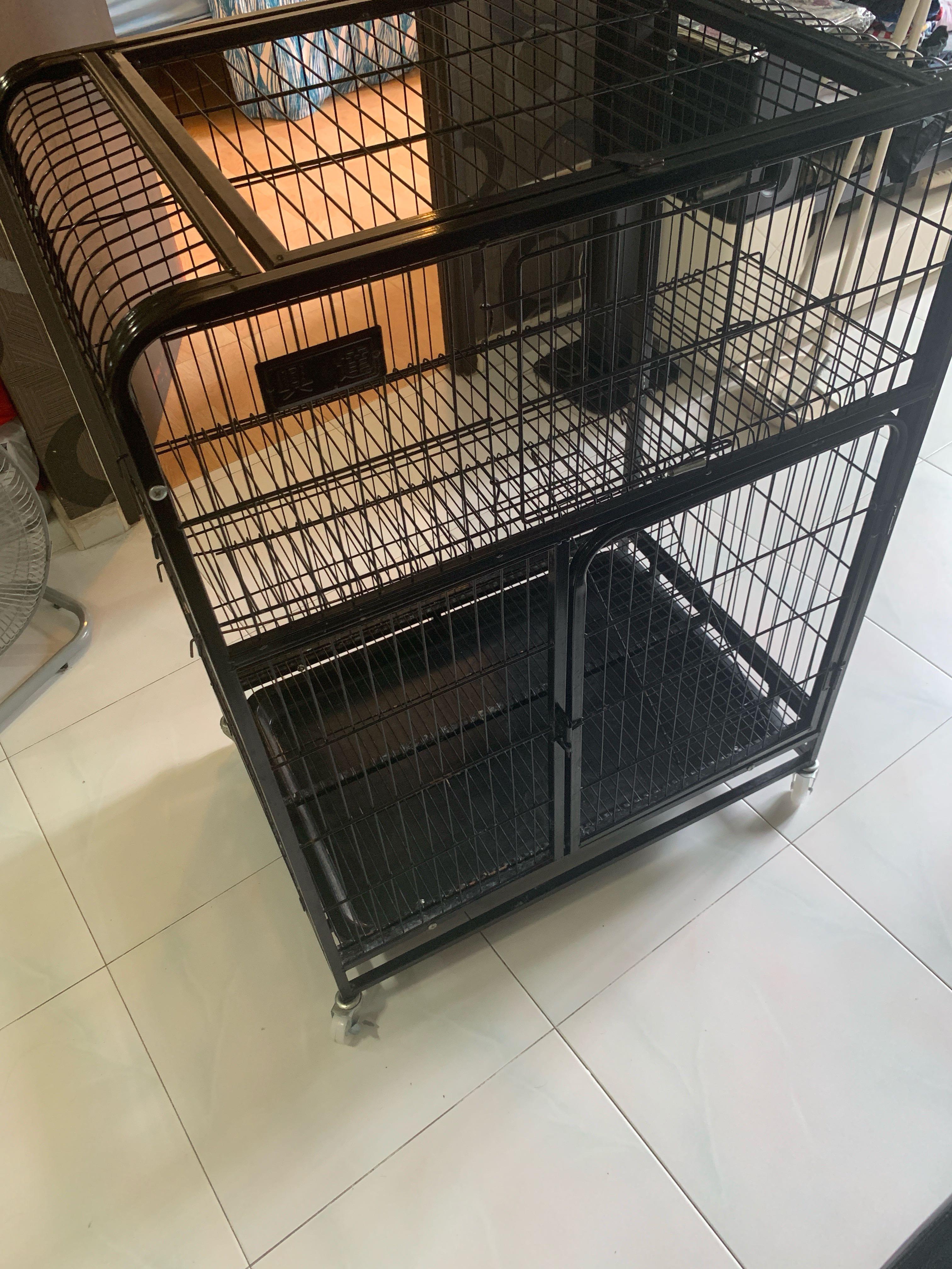 Pet Cage (3 Tier), Pet Supplies, Homes & Other Pet Accessories on Carousell
