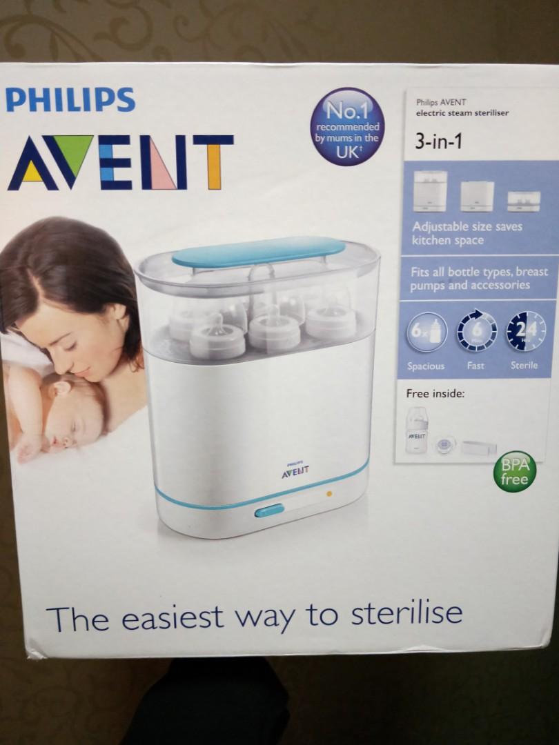 Philips Avent 3-in-1 steriliser, Babies & Kids, Nursing & Feeding ...