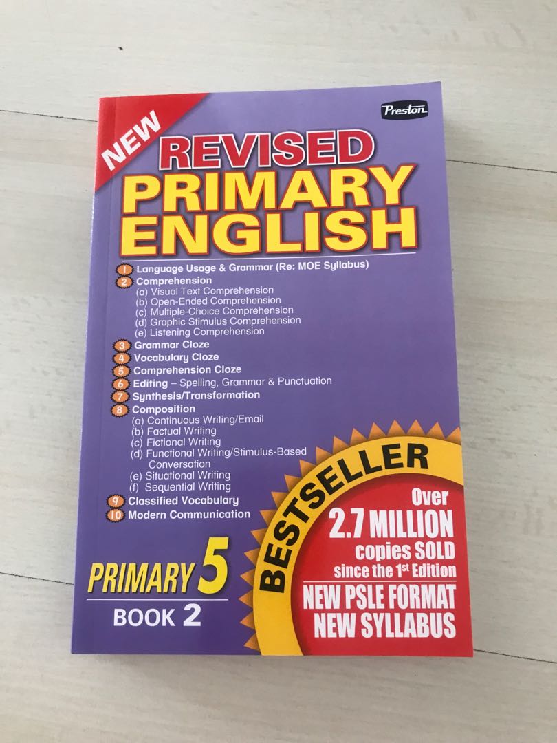 Primary English, Revised, for primary 5&6, Hobbies & Toys, Books ...