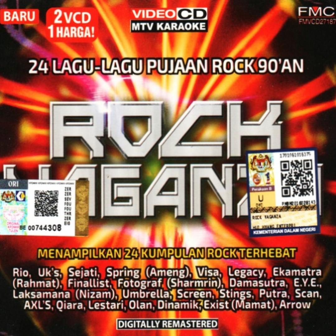 Rock Vaganza Rio UK Spring Visa Legacy Umbrella Screen Stings VCD Karaoke, Hobbies & Toys, Music ...