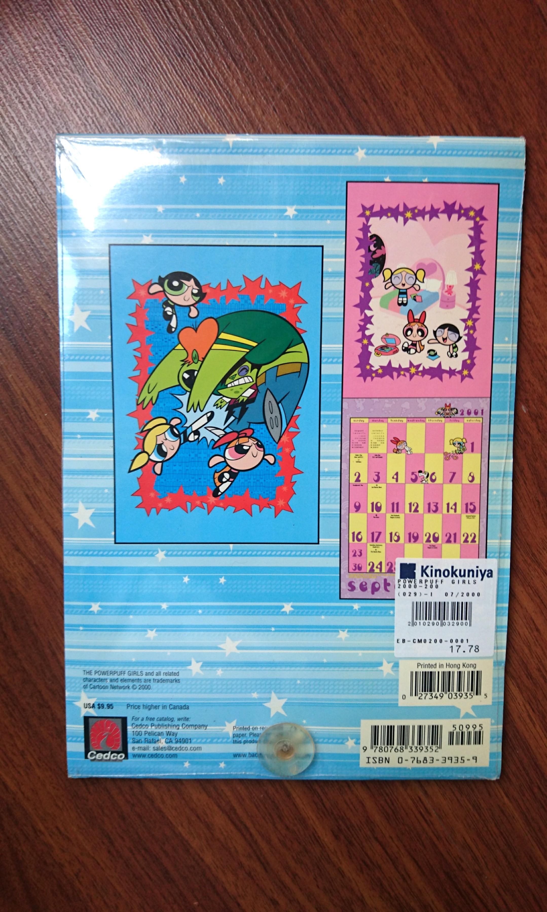 The Powerpuff Girls 2000-2001 Calendar, Hobbies & Toys, Toys & Games on ...