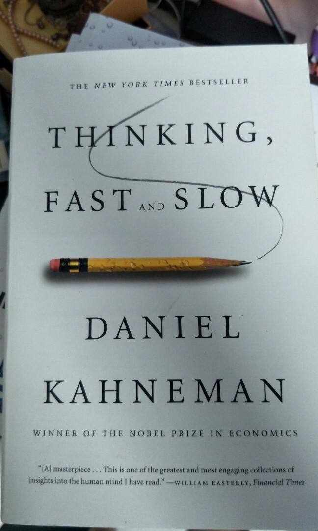Thinking fast and slow Daniel kahneman, Hobbies & Toys, Books ...