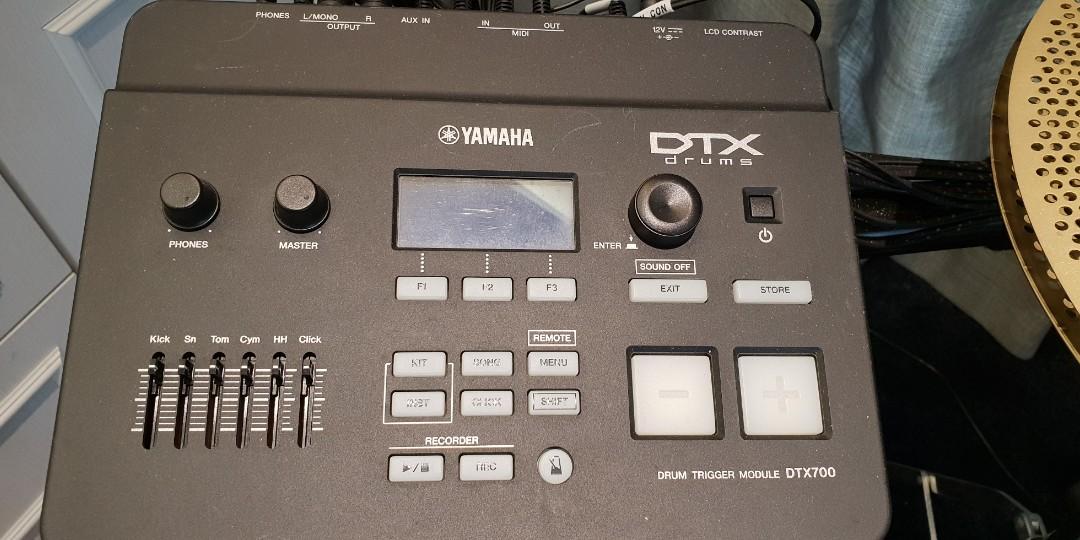 Yamaha DTX700 Electric Drums set, Hobbies & Toys, Music & Media ...