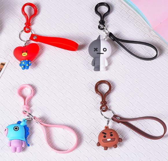 #121 BT21 BTS KEYCHAINS, Hobbies & Toys, Memorabilia & Collectibles, K ...
