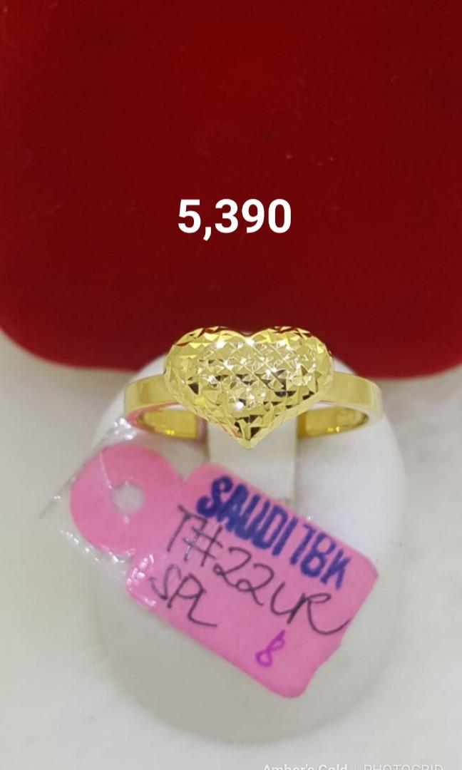 18k Saudi gold RINGS in assorted designs, Luxury, Accessories on Carousell
