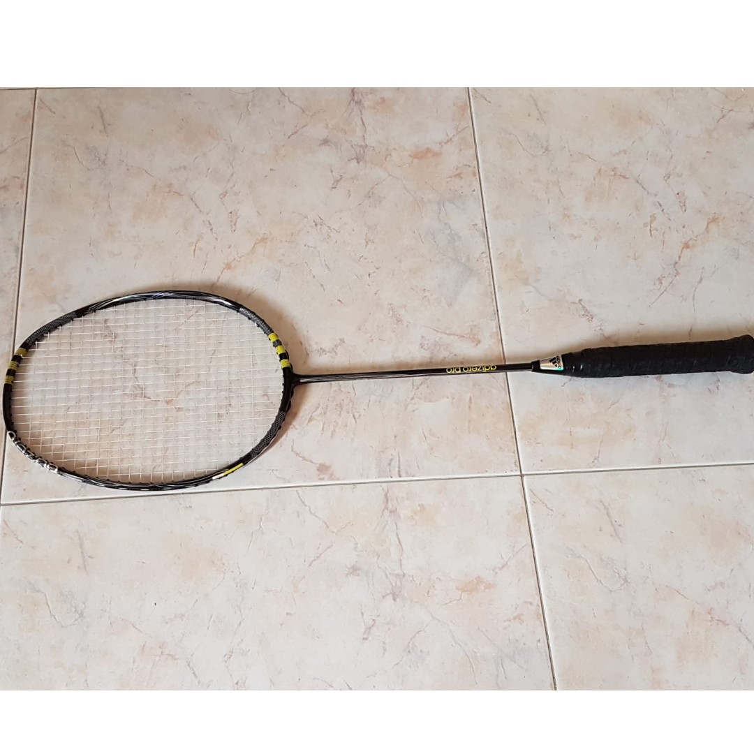 Adidas Adizero Pro Badminton Racket, Sports Equipment, Sports & Games ...